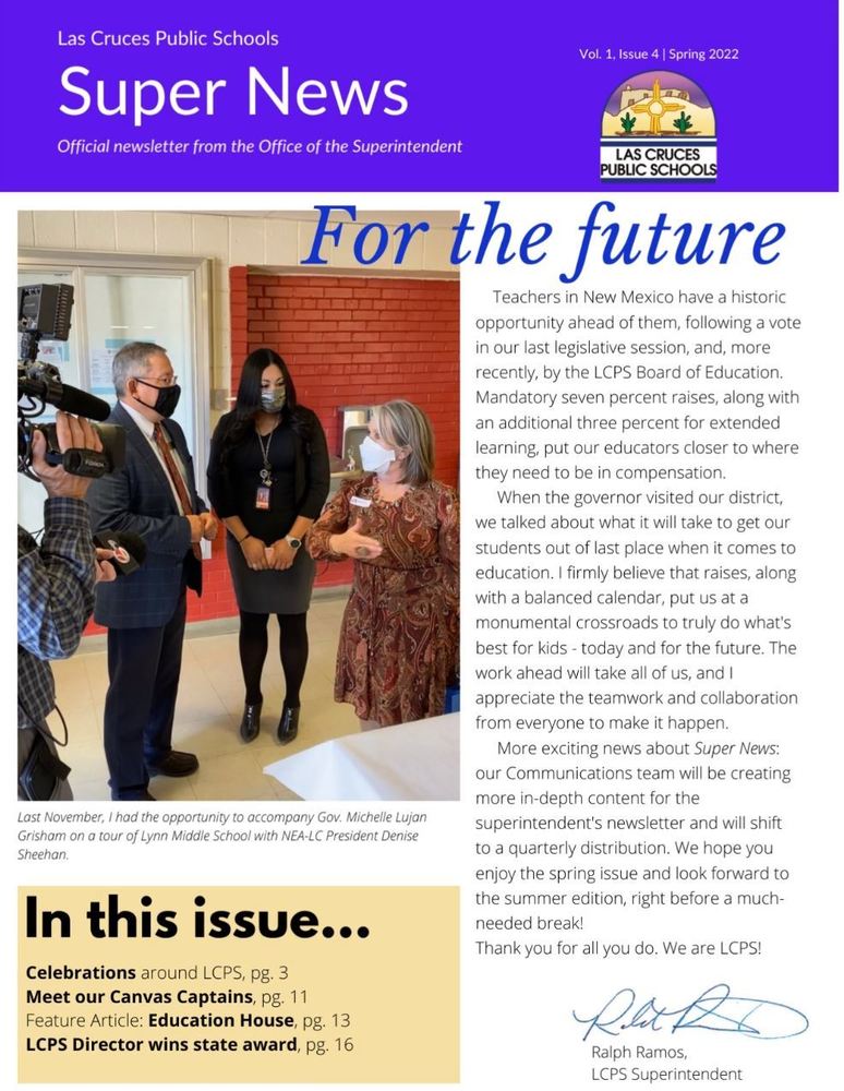 Las Cruces Public Schools Super News | Picacho Middle School