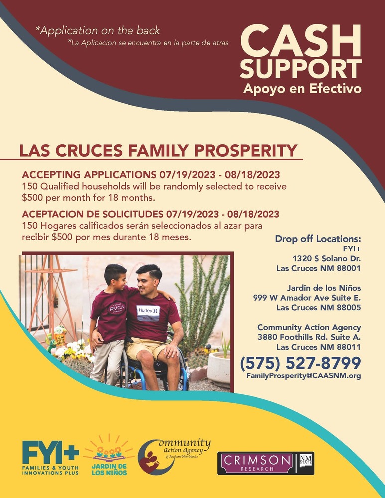 Las Cruces Family Prosperity Cash Support | Las Cruces Public Schools