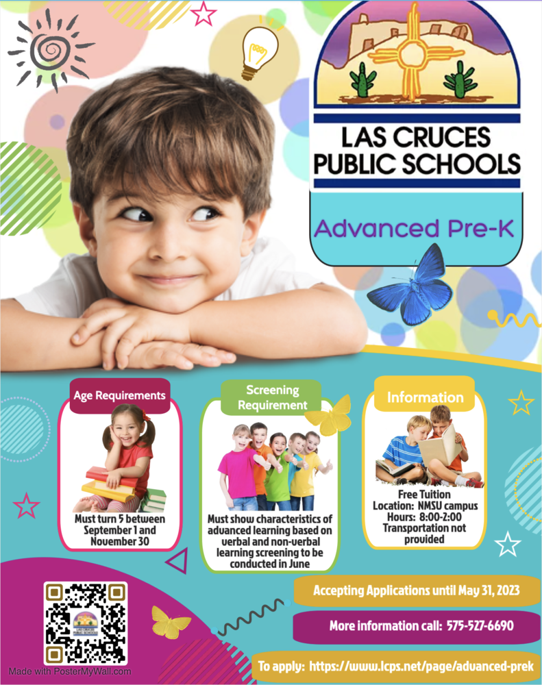 LCPS is Accepting Applications for Advanced Pre-K | Doña Ana Elementary ...
