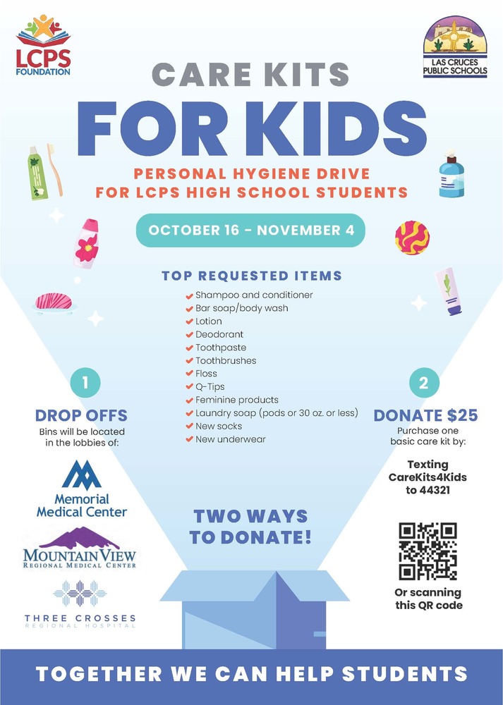 The LCPS Foundation hosts annual “Care Kits for Kids” Personal Hygiene ...