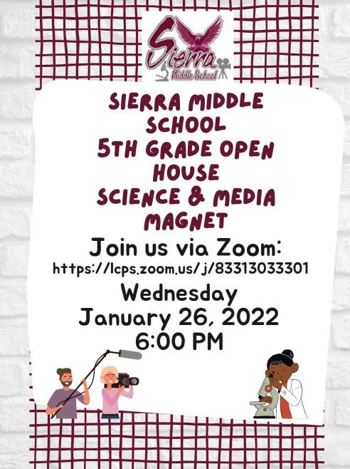 5th Grade Open House | Sierra Middle School