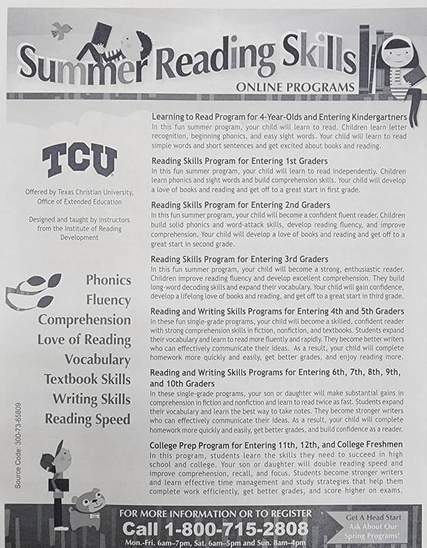 Summer Reading Skills | Conlee Elementary School
